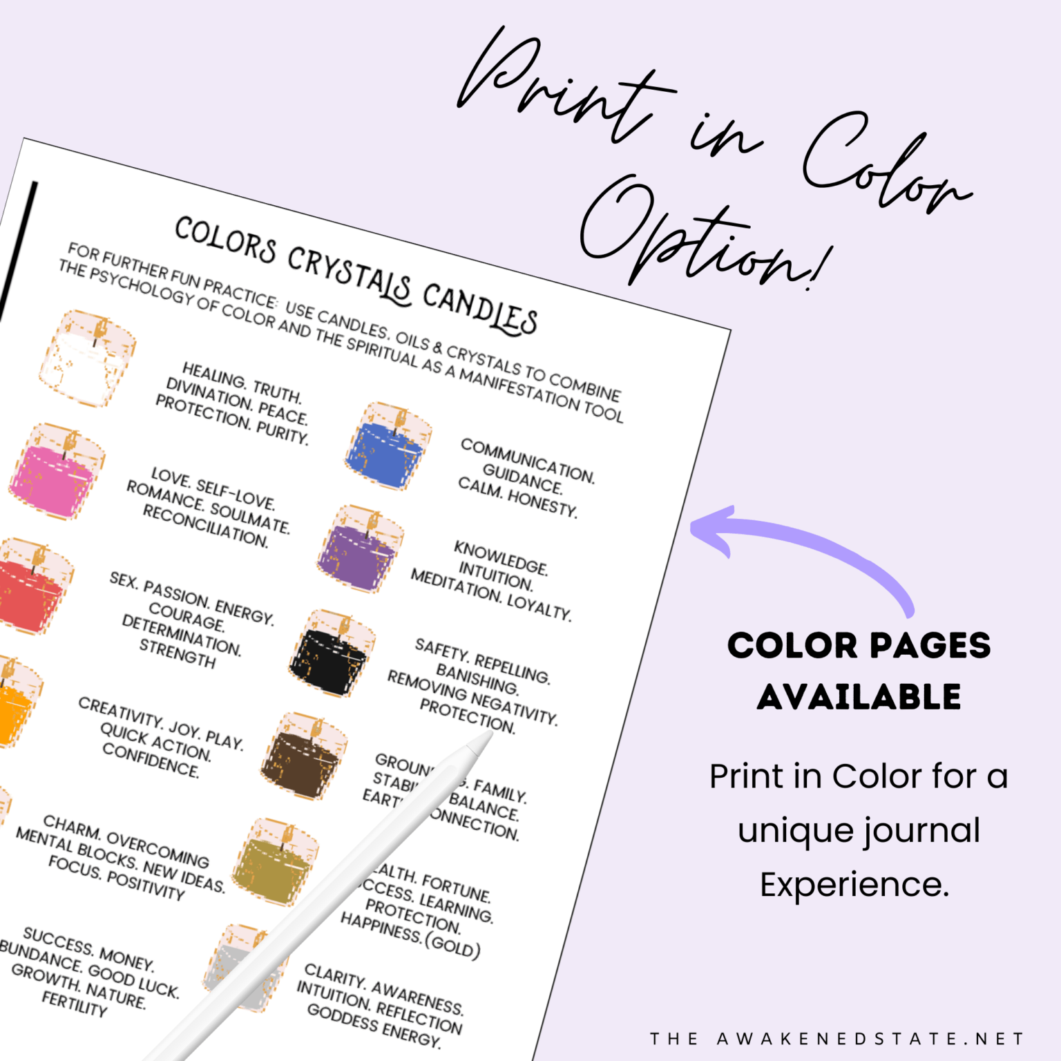 Moon Journal: Printable Version • The Awakened State