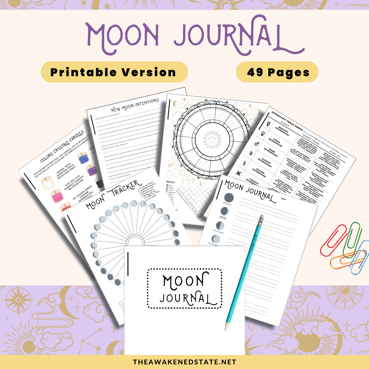 Moon Journal: Printable Version • The Awakened State